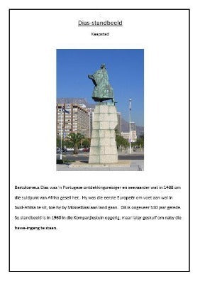 Hulpmiddels - Standbeelde en Monumente – Die Voriemôl